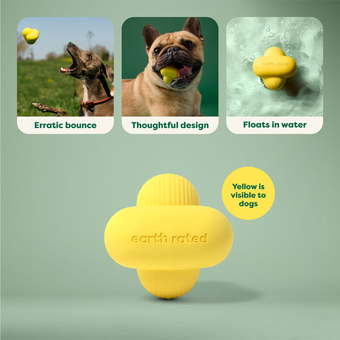 Earth Rated Dog Fetch Toy: The Ultimate Erratic Bounce